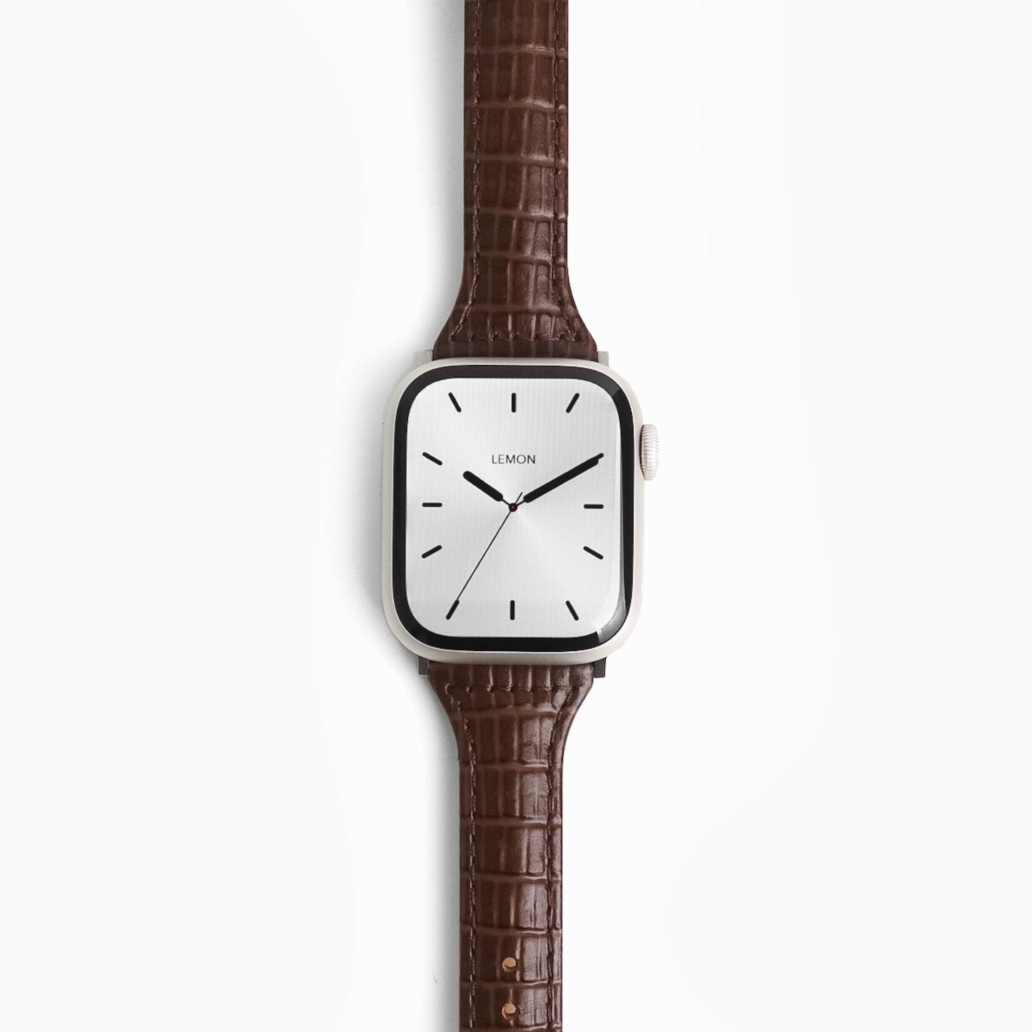 Lemon Voyage Apple Watch Leather Band - Tundra – Lemon Straps